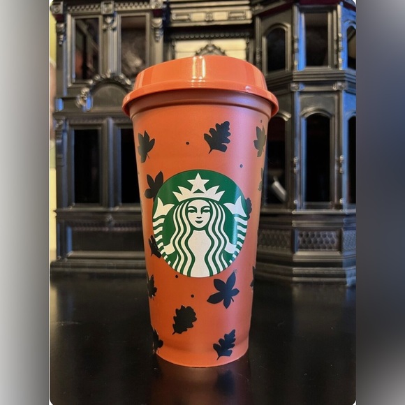 Starbucks | Dining | Starbucks Fall 22 16oz Hot Cup Custom Made Fall ...